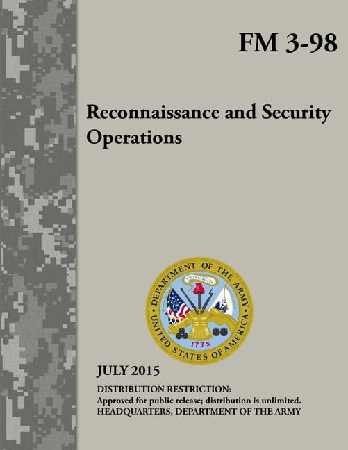 Reconnaissance and Security Operations (FM 3-98), (Paperback) - Walmart.com