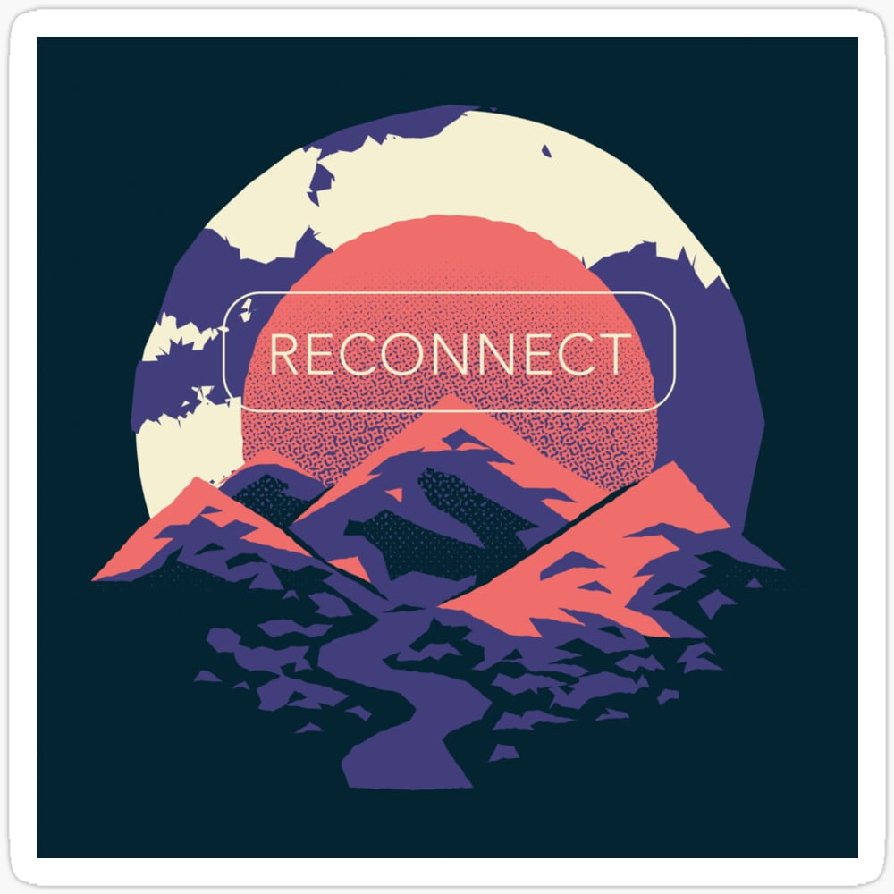 Reconnect Nature Camping Sticker Phone Decal Water Bottle Stickers Car ...