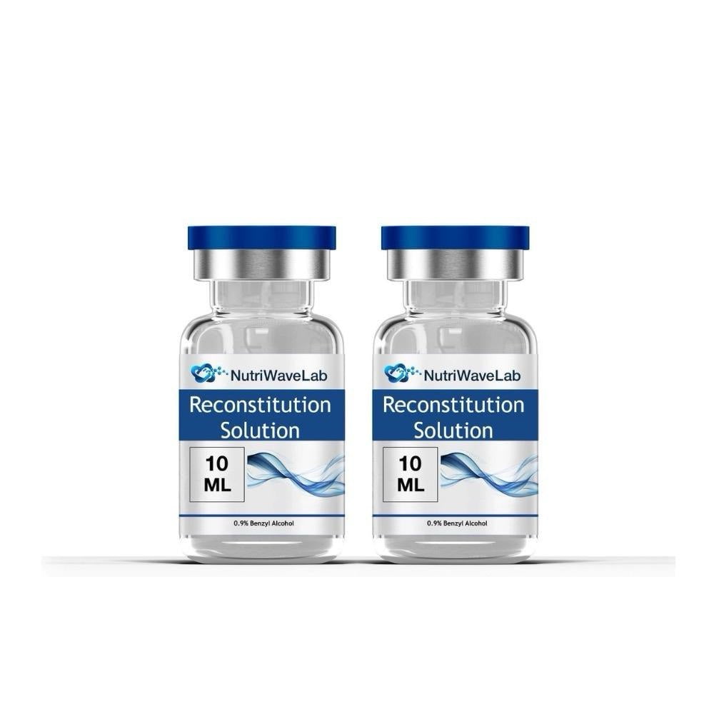 Reconstitution Solution 10 ml 2-Pack Clear Glass Vials, Made in USA ...