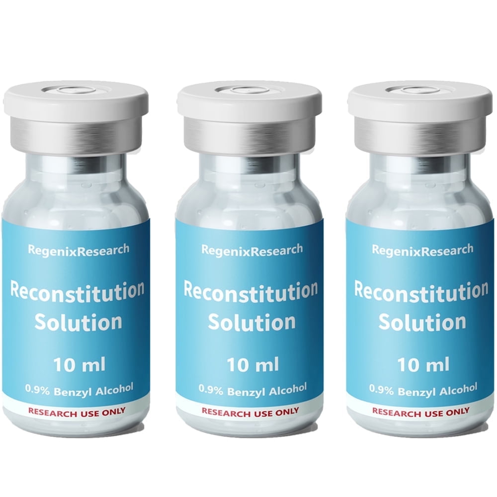 Reconstitution Solution 3 Pack x 10ml - Glass Vials - Made in The USA ...