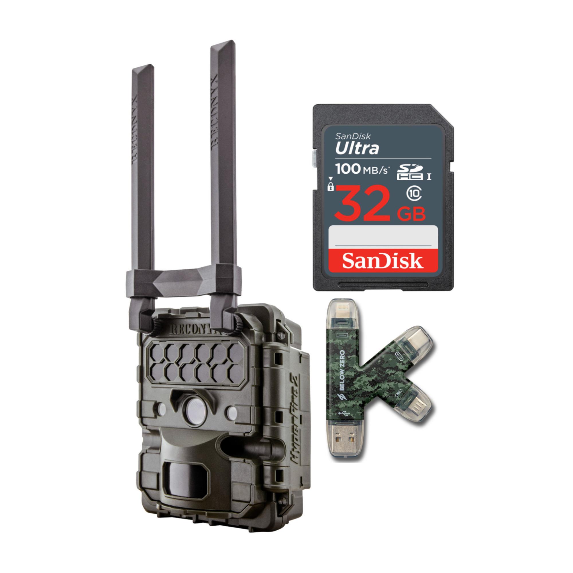 Reconyx HyperFire2 Cellular Covert IR Camera (AT&T) Bundle - Walmart.com