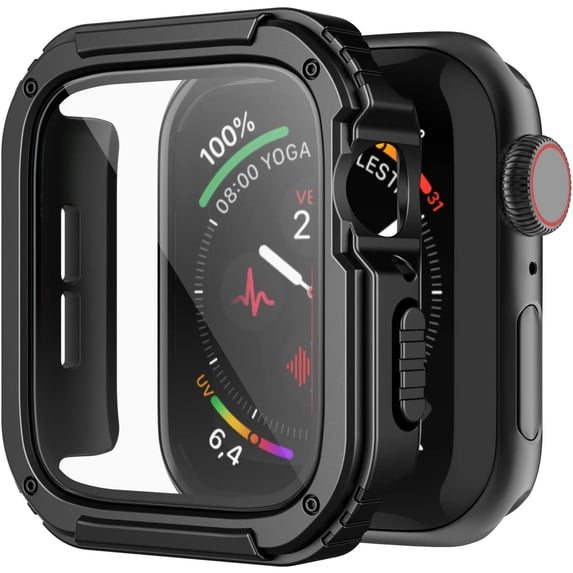 Recoppa for Rugged Apple Watch Case 44mm Series SE 6/5/4 with Screen ...