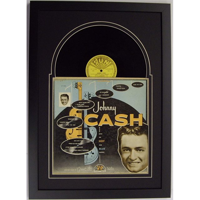 Record Album Frame Display Featuring Solid Wood Black Frame Juke Box ...