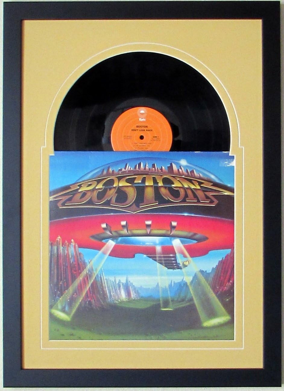 Record Album Frame Display Featuring Solid Wood Black Frame Juke Box ...