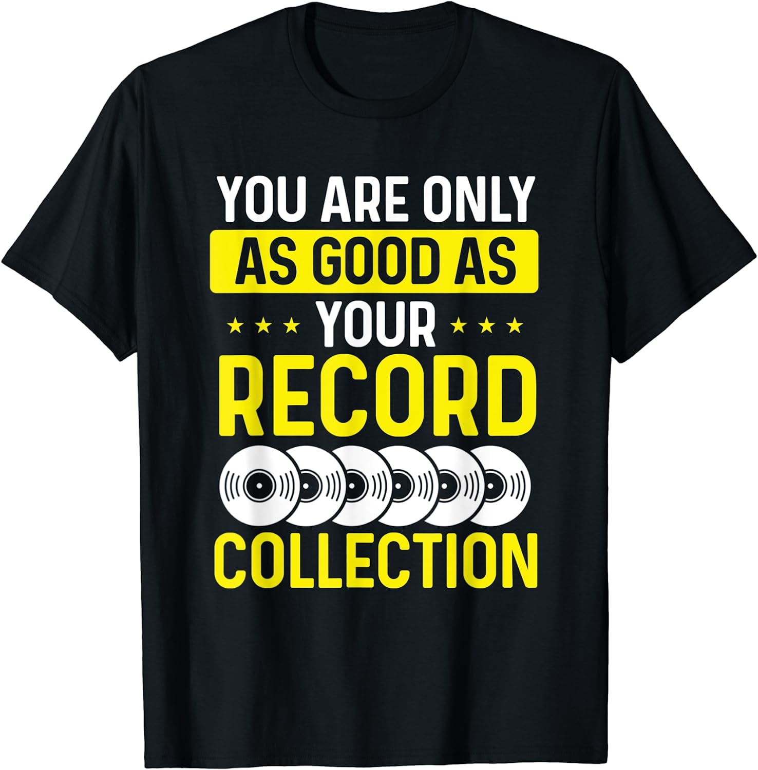 Record Collection Record Player Music Lover Vinyl Collector T-Shirt ...