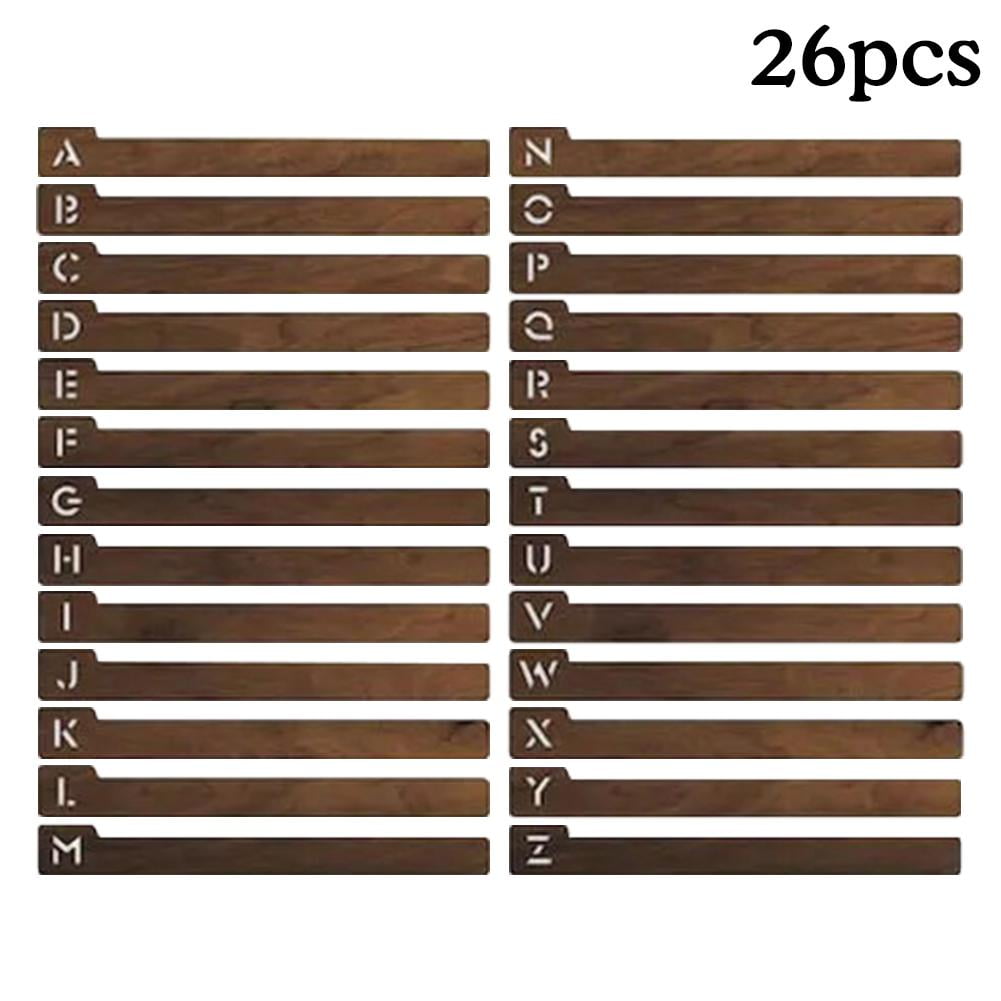 Record Dividers Wooden Record Dividers Record Dividers Alphabet Album ...