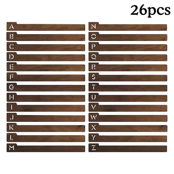 Record Dividers Wooden Record Dividers Record Dividers Alphabet Album ...