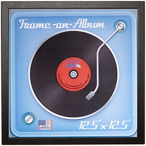Record Frame 12.5x12.5 (Black) - Walmart.com