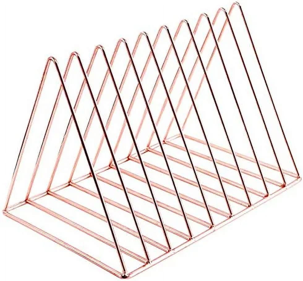 Record Holder,1 Pack 9 Slot File Vinyl Storage Rack Holder Organizer ...