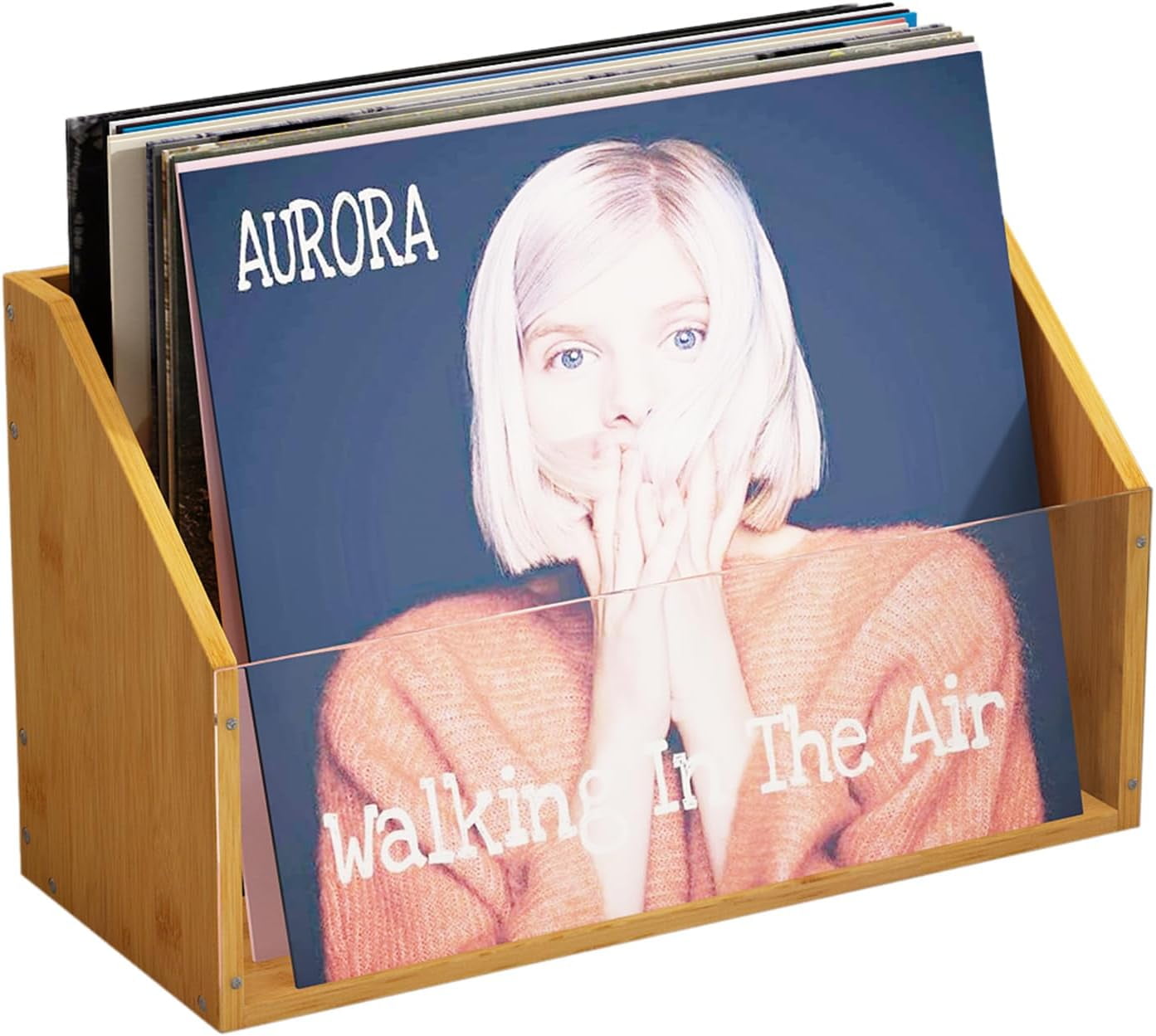 Record Holder Wall for Vinyl Record Storage Space-Saving Record Shelf ...