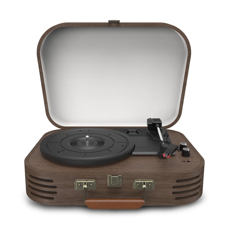 Record Player 3 Speed Bluetooth Portable Audio Turntables, Vinyl ...