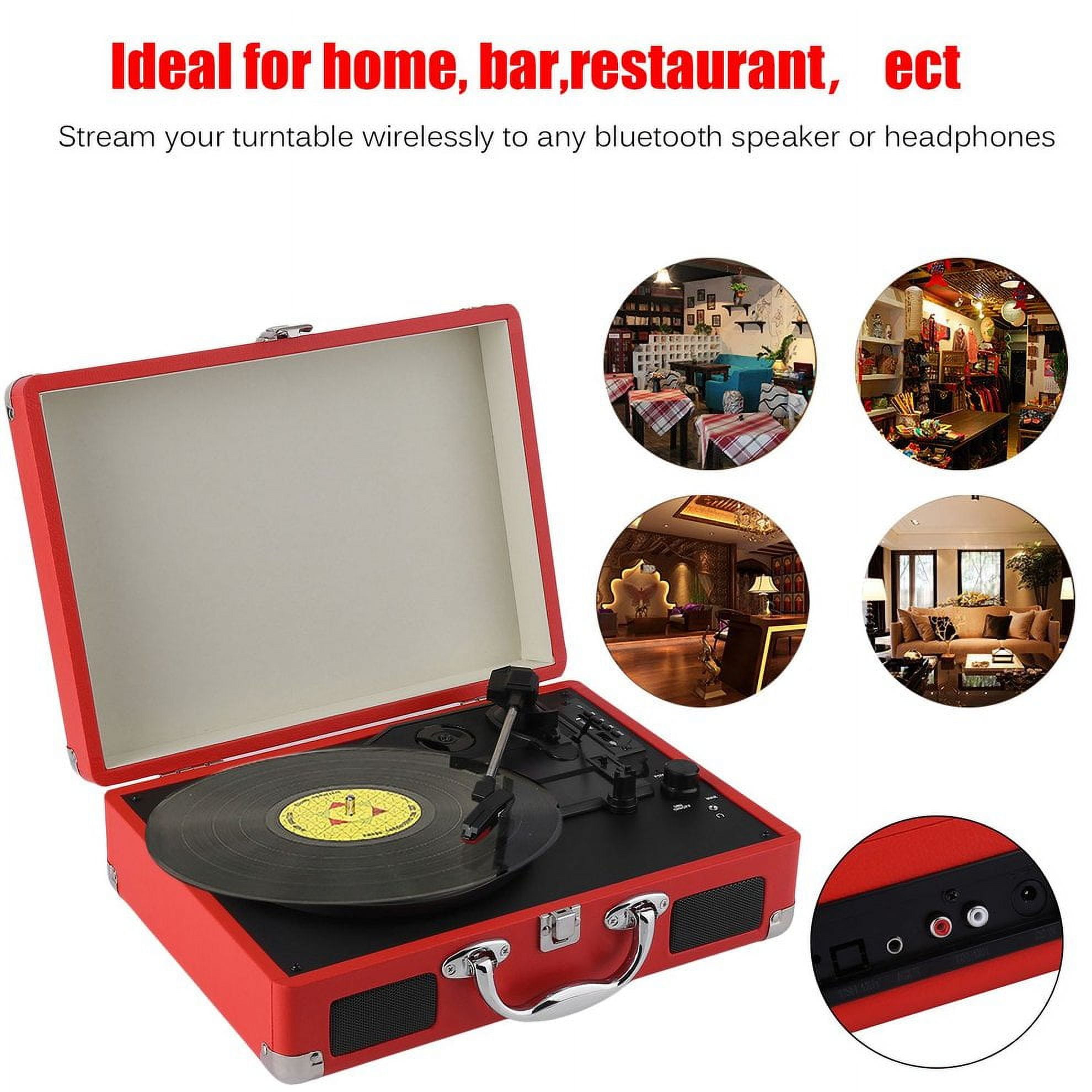 Record Player 3-Speed Stereo Turntable With Playing Function - Walmart.com