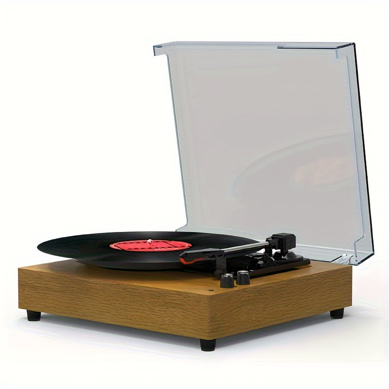 Record Player E300, Turntable, Record Player with 2 Stereo Speakers ...