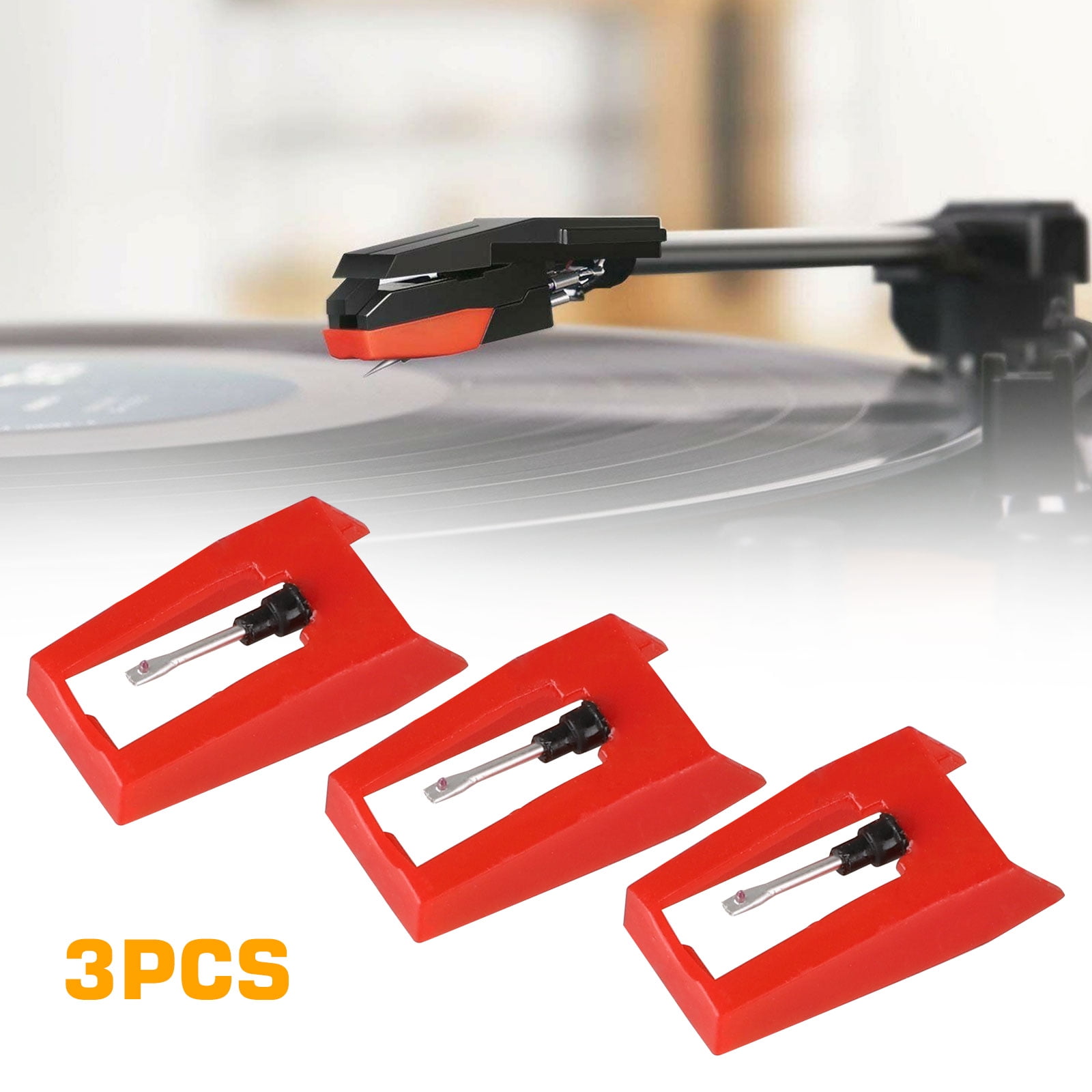 TSV Record Player Needle, Turntable Parts, Stylus Vinyl Cartridge ...