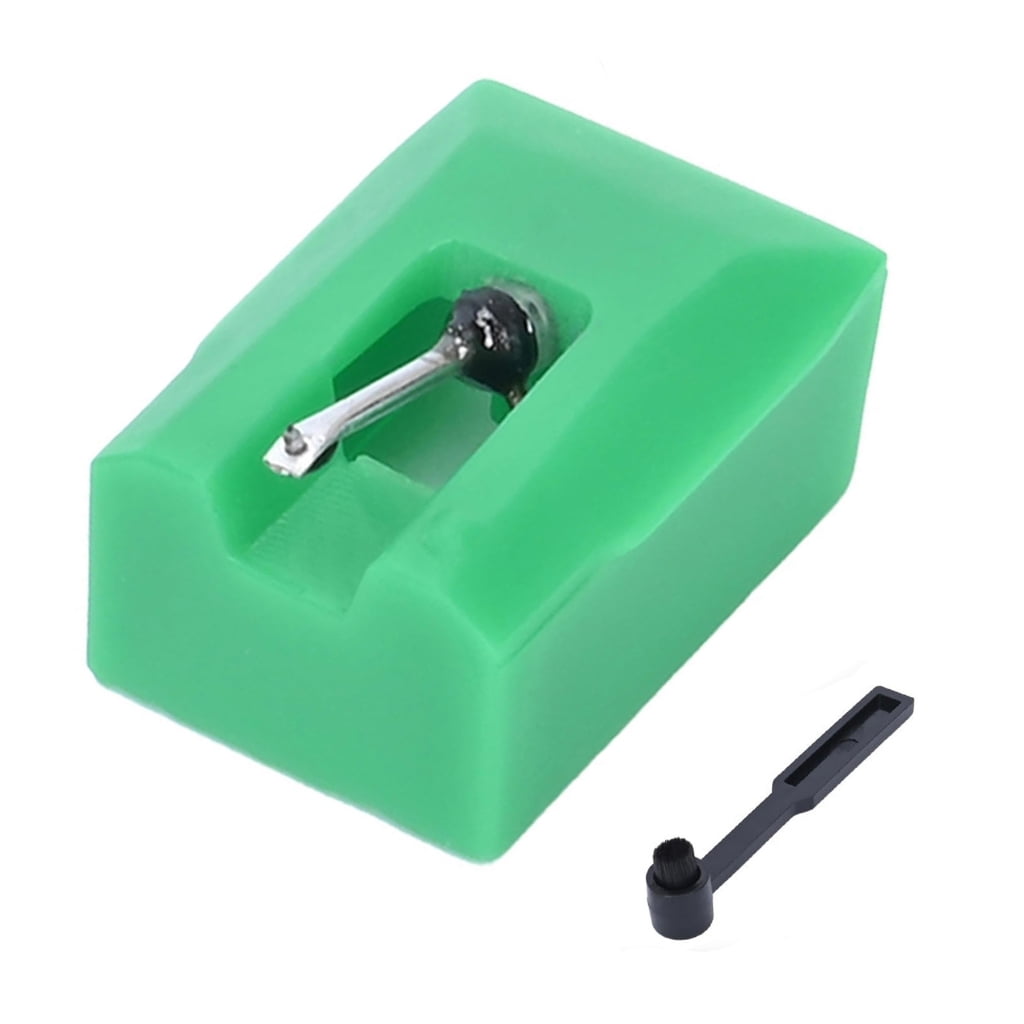 Record Player Needle with Brush Phonograph Replacement Part Plastic ...