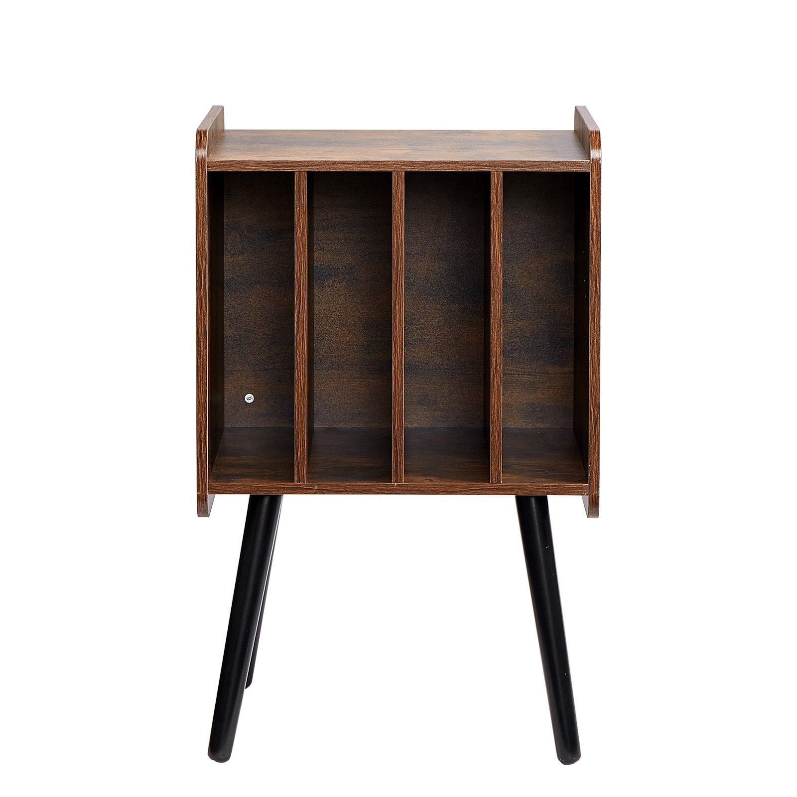Record Player Stand - 2 Tier Vinyl Storage Cabinet for 100 Albums ...