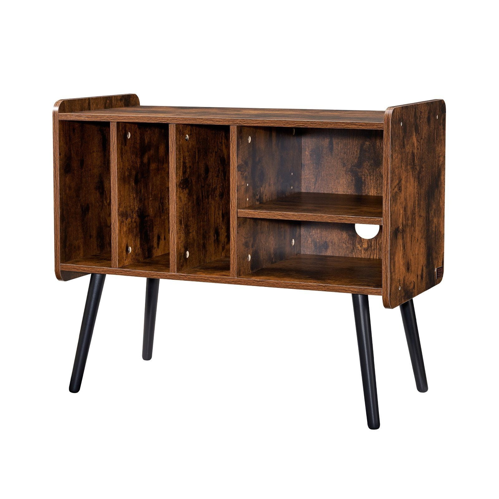 Record Player Stand, Turntable Stand Holds Up to 220 Albums, Vintage ...