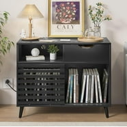 DWVO Vinyl Storage Table, Display Record Player Stand for 200 Albums ...