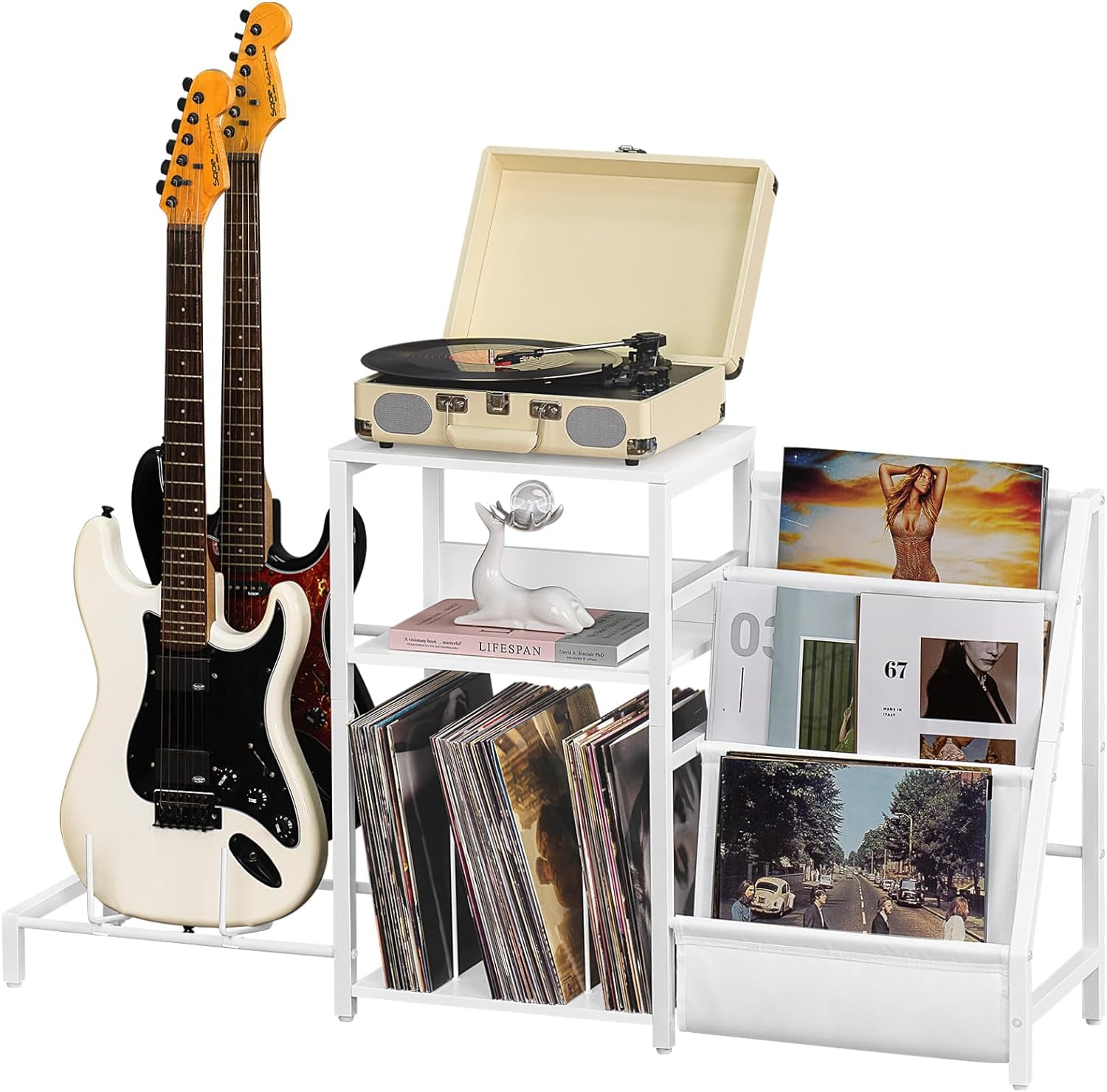 Record Player Table,Adjustable Guitar Stand for Acoustic Guitar ...