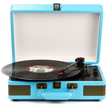 RetroAudio Vinyl Record Player 3-Speed Turntable with Bluetooth ...