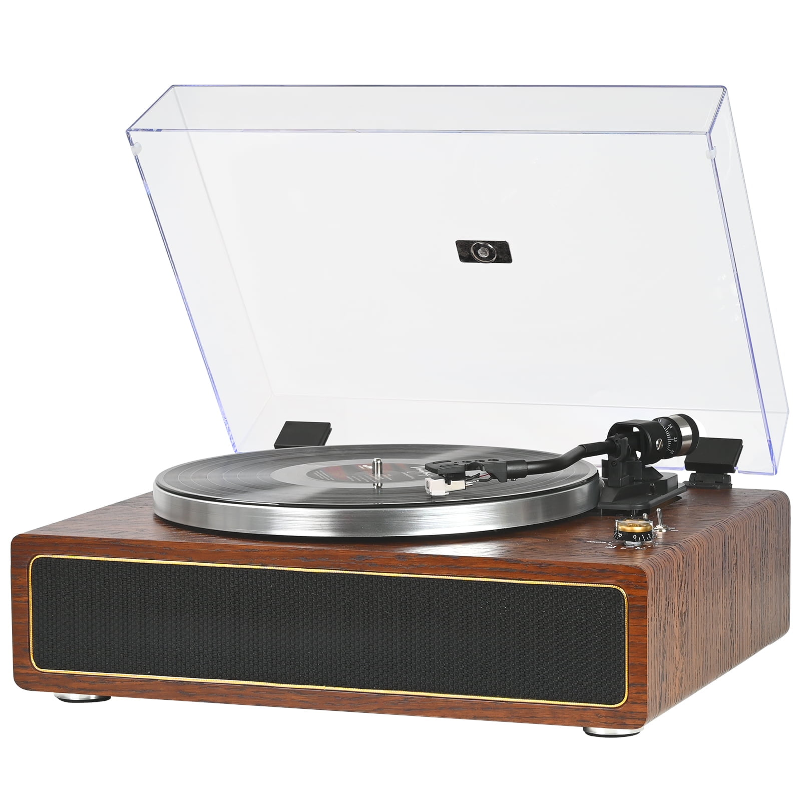 Record Player Turntable Vinyl Record Player Bluetooth Wireless Vintage ...