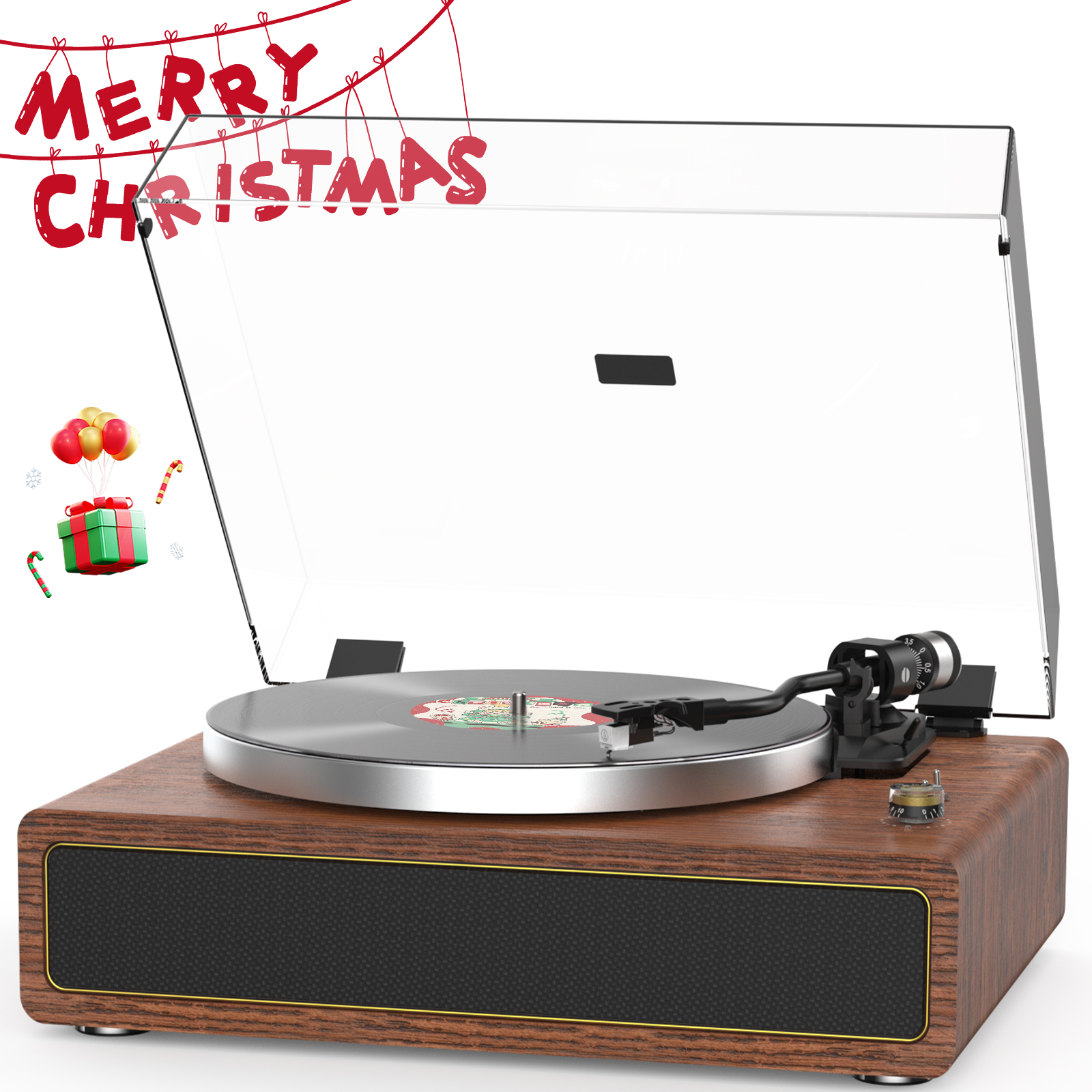 Studebaker SB6051 Wooden Turntable with AM/FM Radio - Walmart.com