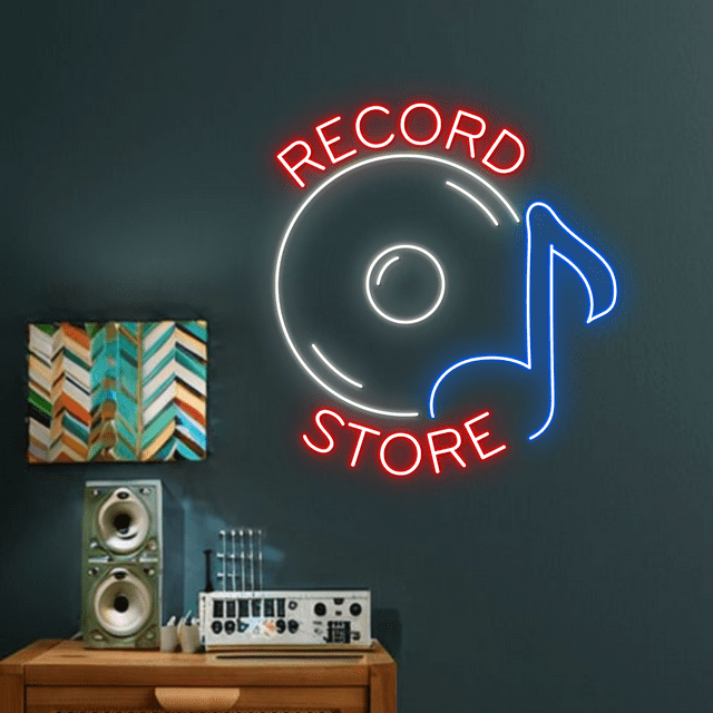 Record Studio Neon Sign, Studio Long-lasting Wall Decor - Walmart.com