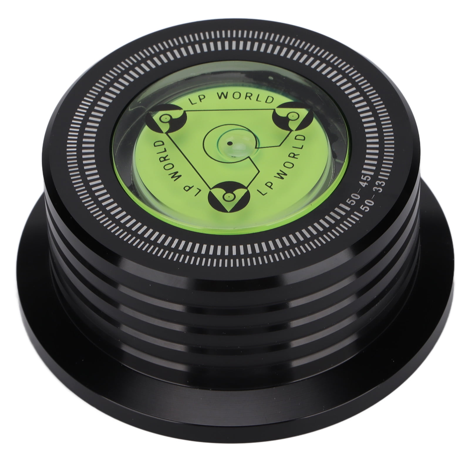 Record Weight Stablizer Aluminum Turntable Disc Clamp with Bubble ...