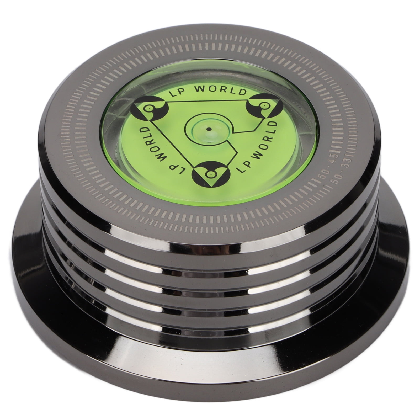 Record Weight Stablizer Aluminum Turntable Disc Clamp with Bubble ...