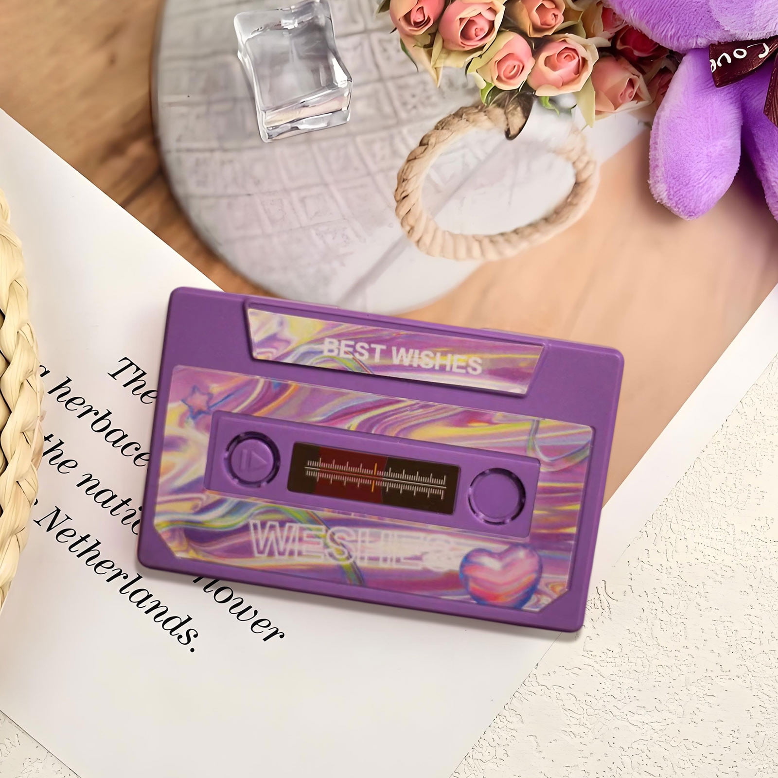 Recordable Cassette Tape Themed Valentine’s Day – 60-Second Voice ...
