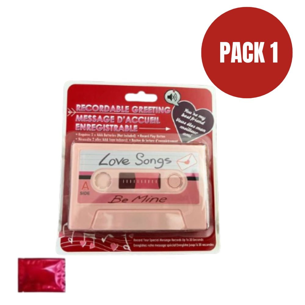 Recordable Greeting Card with Play Button, 20-Second Voice Message ...