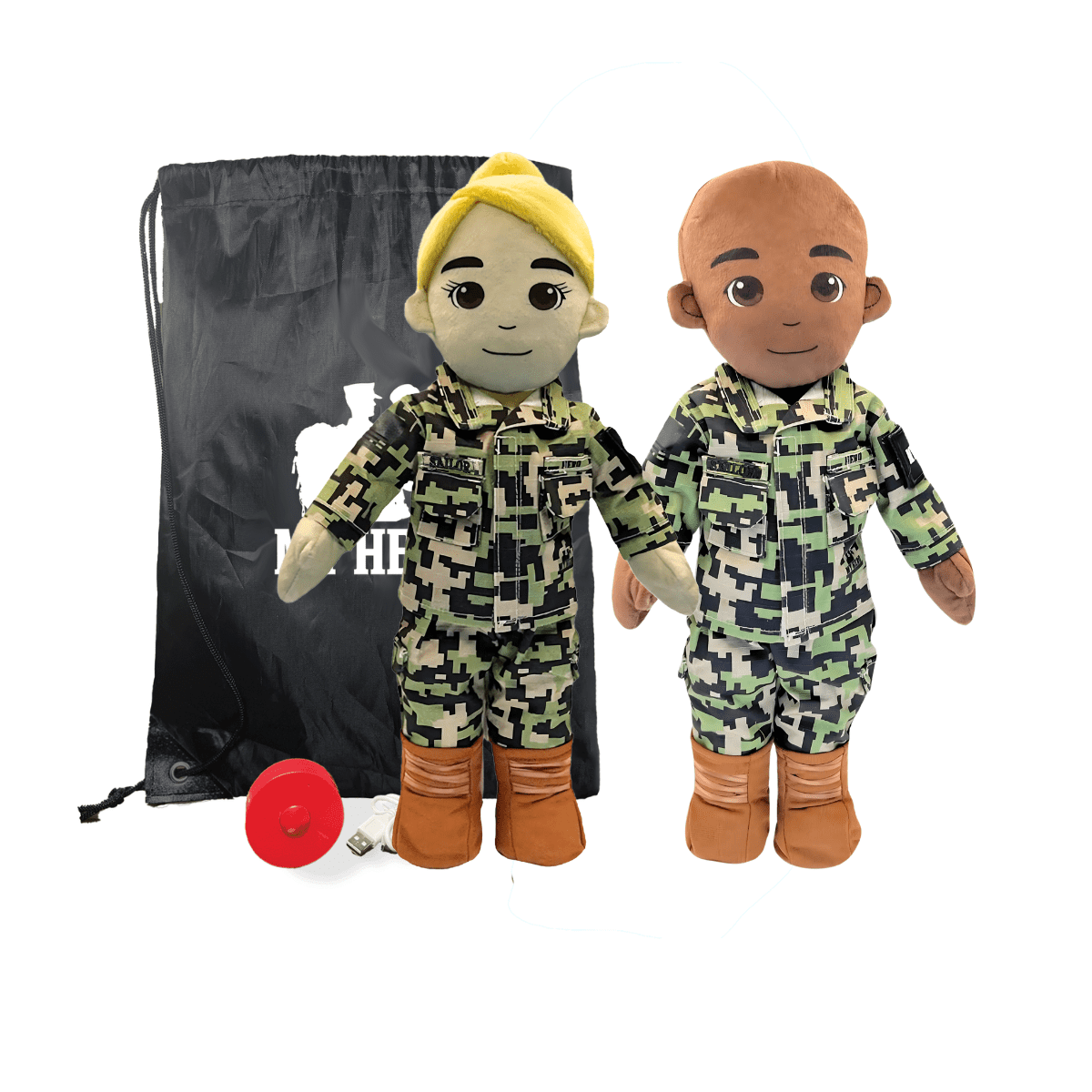 UMBO My Hero Navy Sailor Recordable Plush – Military Daddy Doll for ...