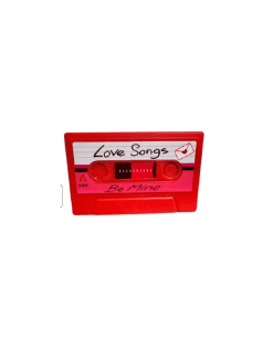 Recordable Valentine’s Day Gift Cassette, Red 20-Second Personalized ...