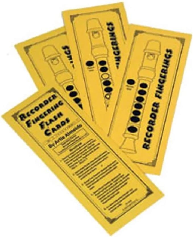 Recorder Fingering Flash Cards - a must for teaching Soprano and Alto ...