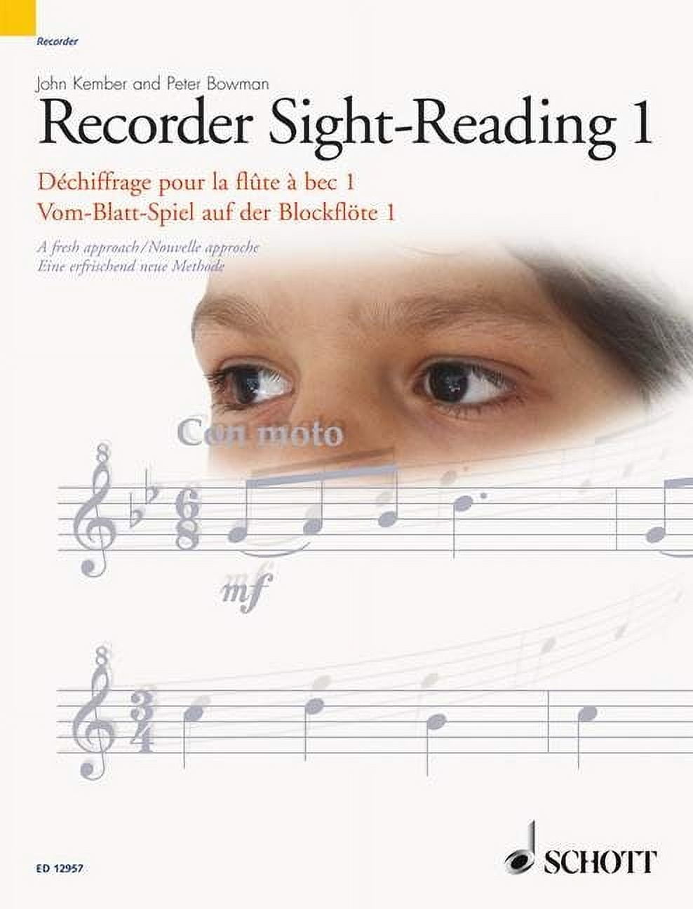 Recorder Sight-Reading 1/Dechiffrage Pour La Flute a Bec 1/Vom-Blatt ...