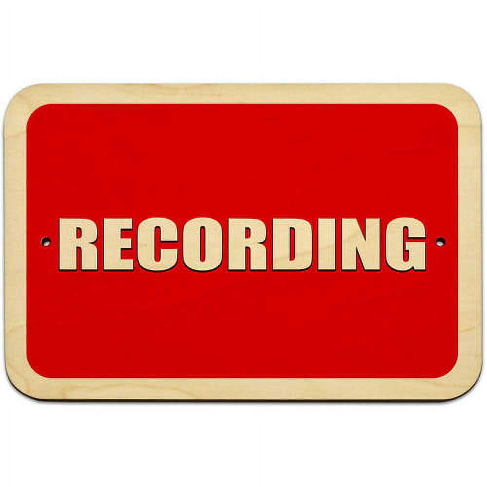 Recording Sign - Walmart.com