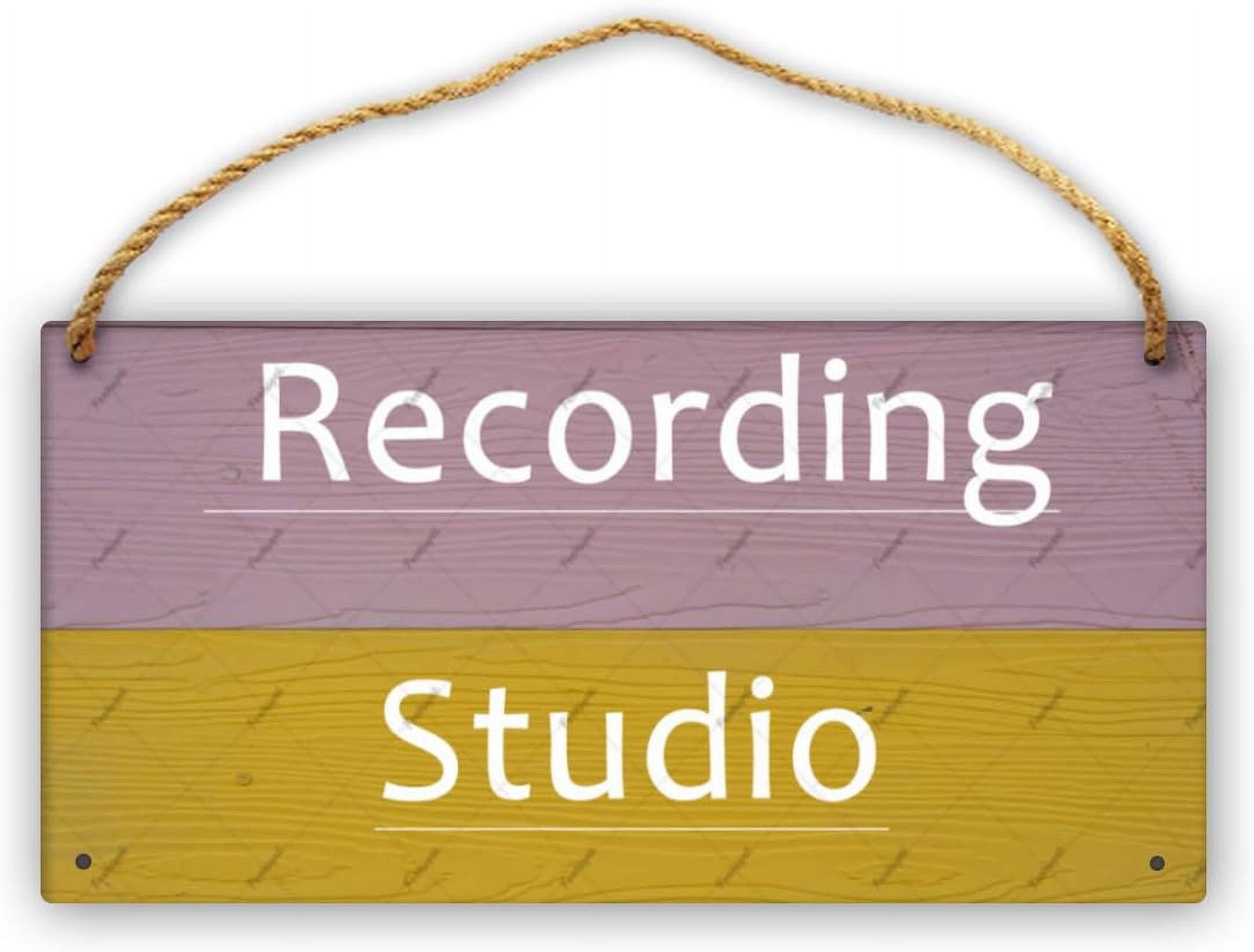 Recording Studio Outdoor Decor|Wood Sign|Cabin Decor|Tree Wood Decor|Camper Decor|Camping Sign ...