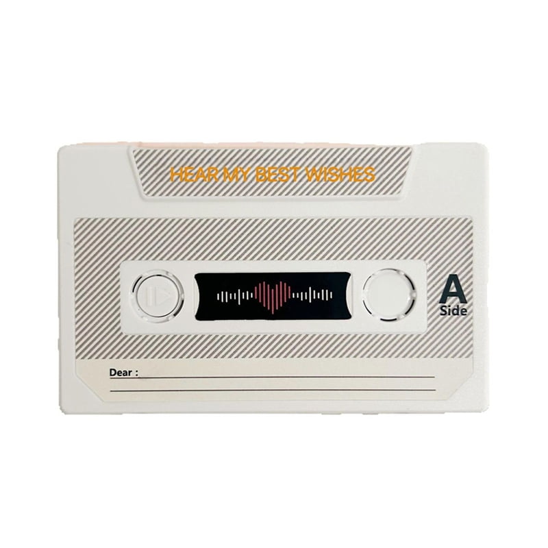 Recording Voice Card Tape 30-Seconds DIY Recordable Voice Cassette Tape ...
