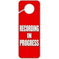 Recording in Progress Plastic Door Knob Hanger Sign - Walmart.com