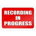 Recording in Progress Sign - Walmart.com