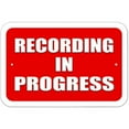 Recording in Progress Sign - Walmart.com