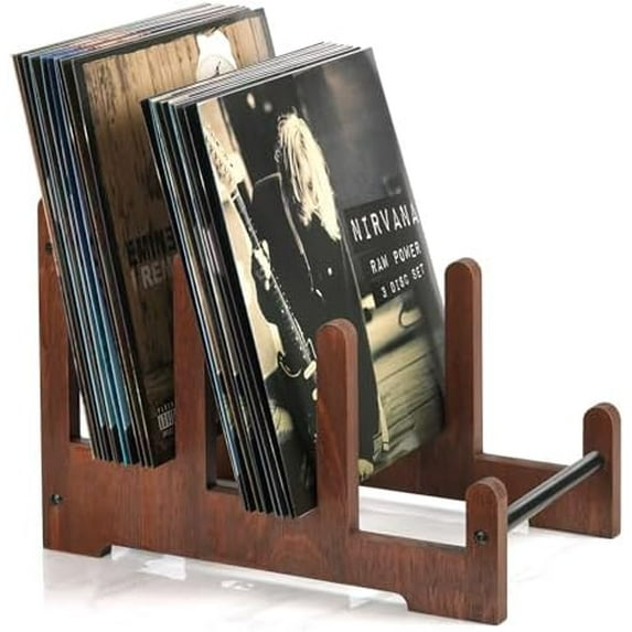 Records Holder,3-Tier Vinyl Record Storage,60LP's Vinyl Record Holder ...