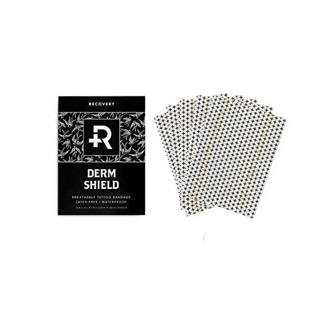 Recovery Derm Shield Tattoo Aftercare Bandage - Transparent, Waterproof ...