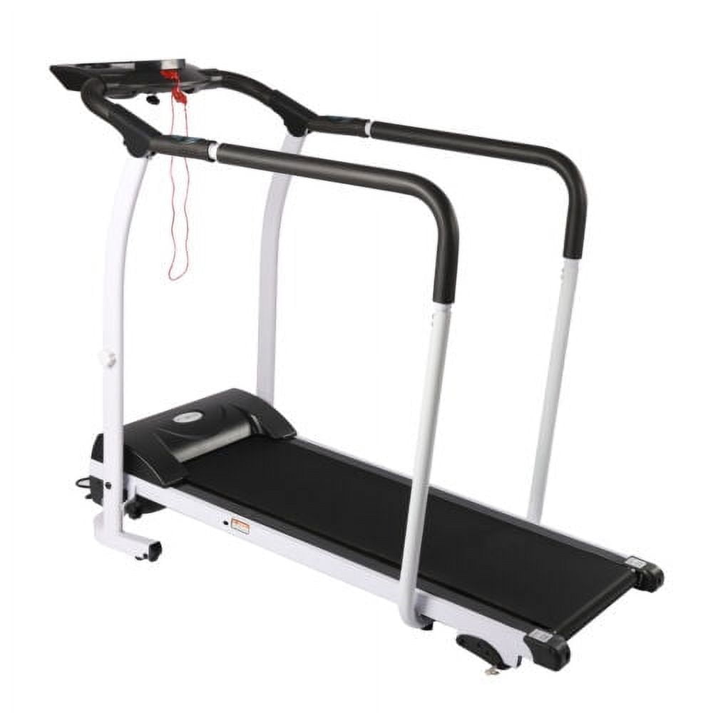 Recovery Fitness Walking Treadmill with Full Length Handrails, Heart ...