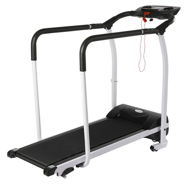 Recovery Fitness Walking Treadmill with Full Length Handrails, LCD ...