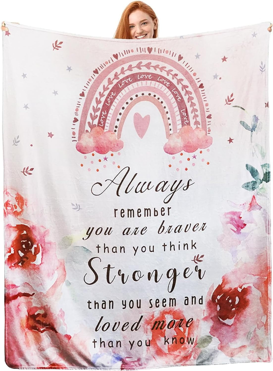 Recovery Fleece Blanket Blessings Super Soft Bed Blanket Get Well Soon Warm Bed Blanket ...