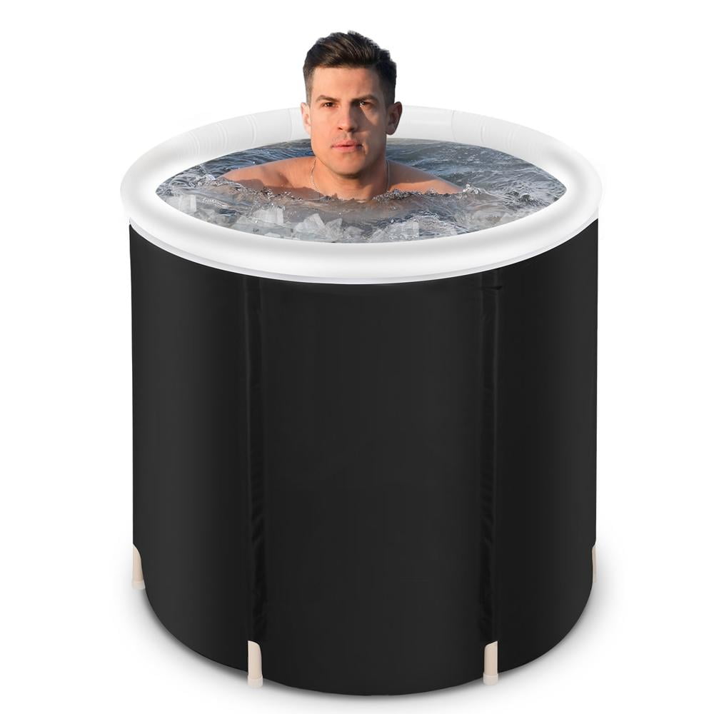 Recovery Ice Tub, Foldable Adult Bathtub, Outdoor Portable Cold Water ...