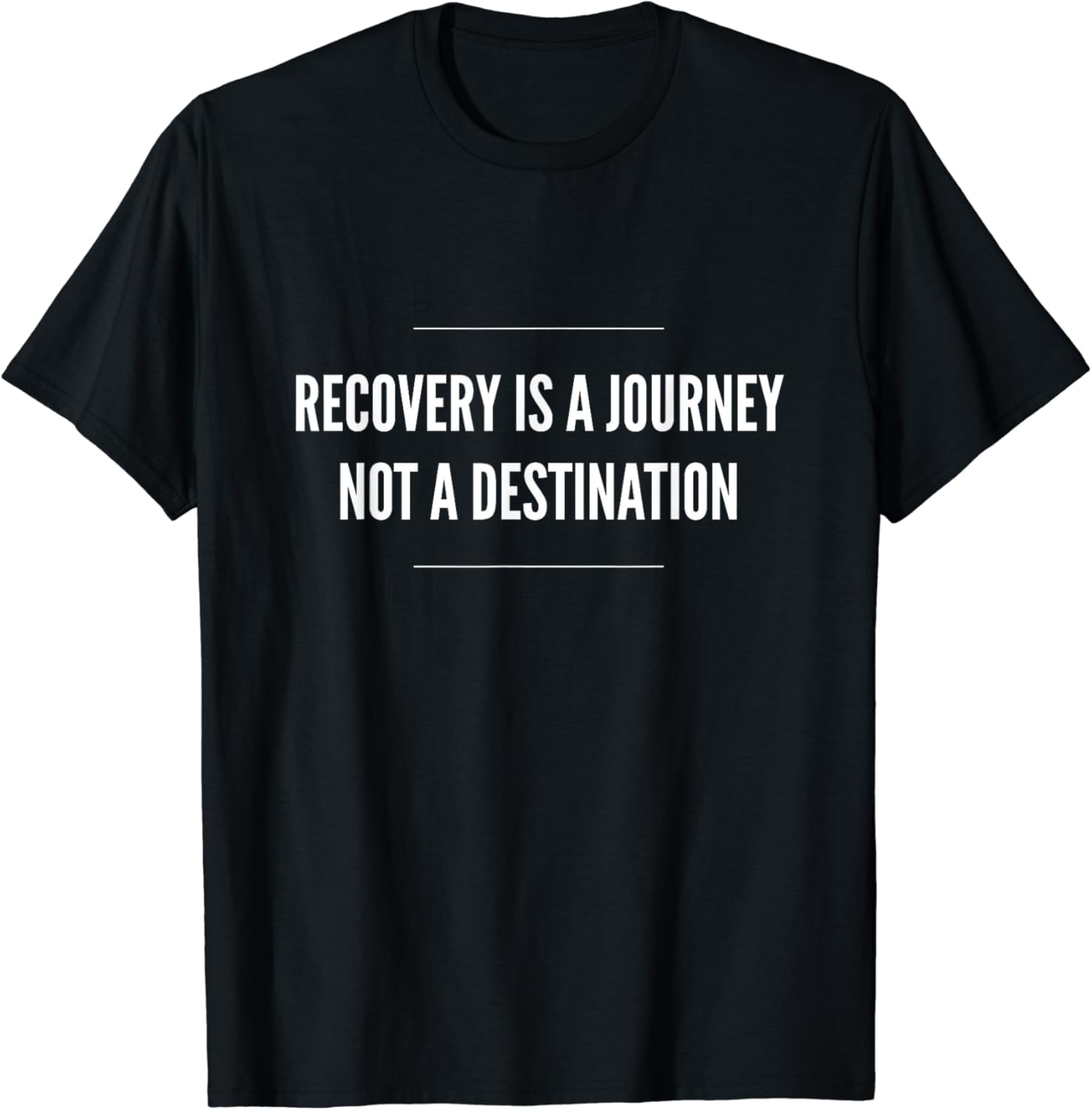 Recovery Journey AA Alcoholics NA Narcotics Motivational T-Shirt ...