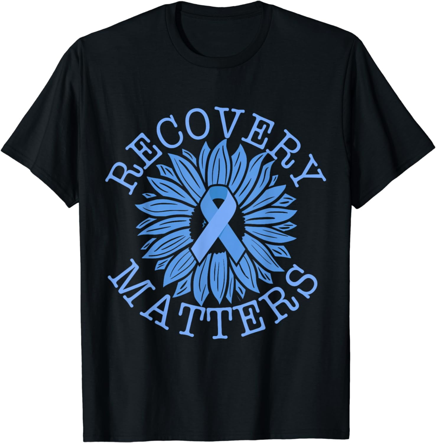 Recovery Matters Drug Alcohol Awareness Addiction Ribbon T-Shirt ...