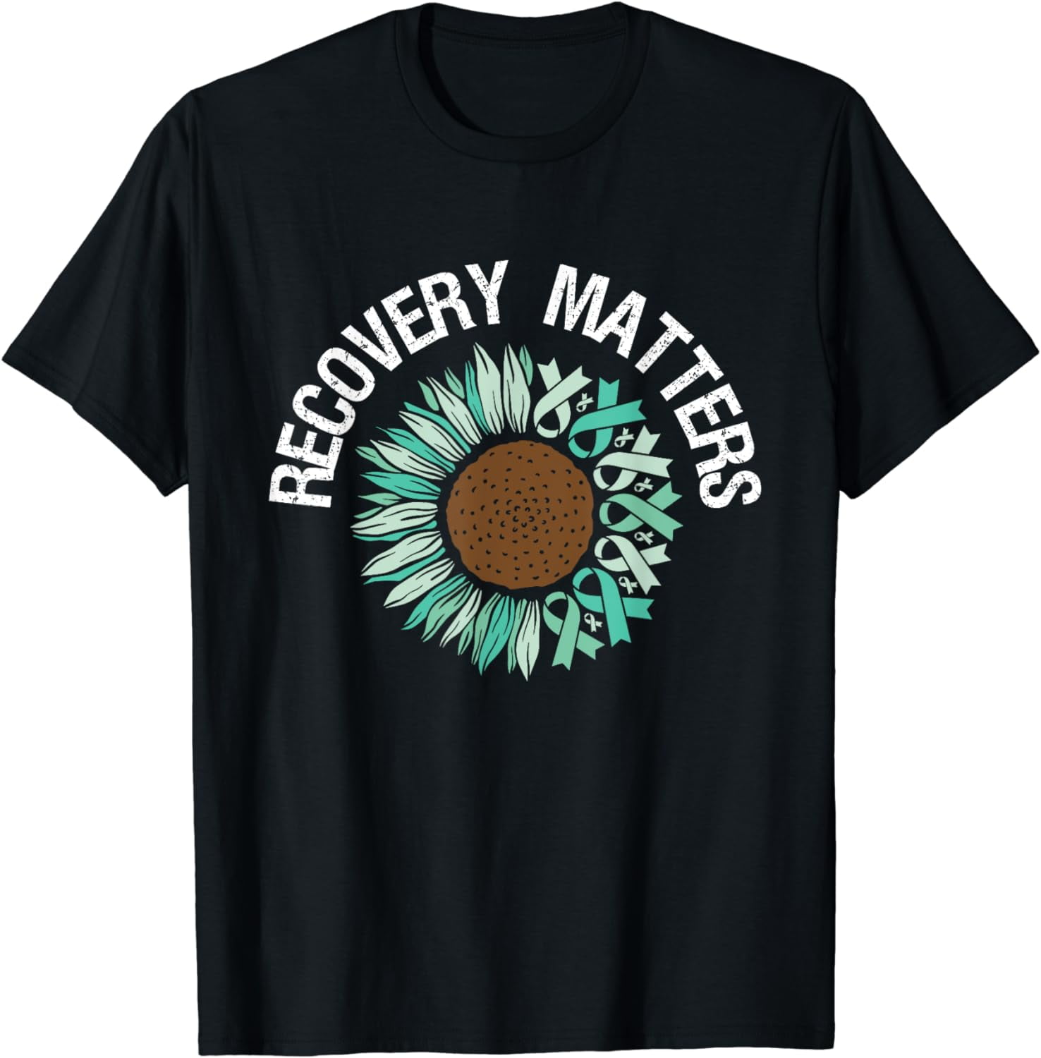 Recovery Matters - Sobriety Anniversary Sober T-Shirt - Walmart.com